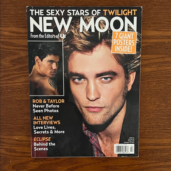 Other | Rare Twilight New Moon Magazine And Poster | Poshmark